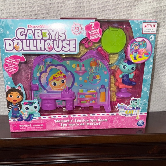 Dreamworks | Toys | Dreamworks Gabbys Dollhouse Mercat Spa Playset Pink ...